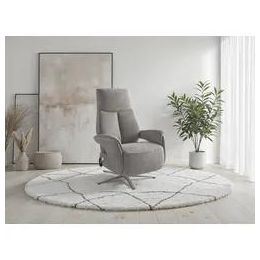Sit & More TV-Sessel SIT & MORE "TV Lazy", grau, B:75cm H:110cm T:85cm, 100% Polyester, Sessel, mit Herz-Waage-Positon und 3 Motoren