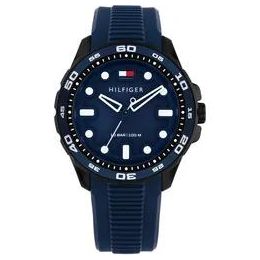 Quarzuhr Tommy Hilfiger "TH Regatta", blau, Armbanduhren, Herren, Quarzuhr, Armbanduhr, Damenuhr, Herrenuhr, Silikonarmband, analog