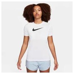 T-Shirt Nike "Nike Women's Dri-FIT Graphic T-Shirt", Damen, Gr. XL, wei&szlig;, schwarz, Obermaterial: 100% Polyester, normal, Shirts T-Shirt, f&uuml;r Erwachsene, leichtes Material, aus Polyester, sportlicher Stil