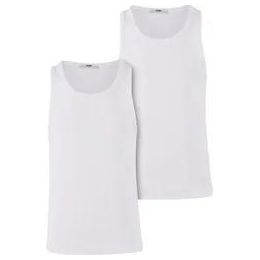 Tanktop DEF "DEF DEF Tank Tops", Herren, Gr. L, hellwei&szlig;, hellwei&szlig;, 100% Baumwolle, unifarben, normal, Tops Tanktop