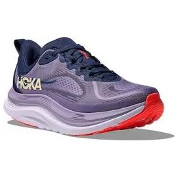 Walkingschuh Hoka One One "W KAWANA 3", Damen, Gr. 39, berry jam, midnight blau, Synthetik, Textil, Schuhe Walkingschuh, Walking