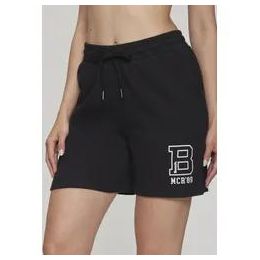 Sweatshorts BENCH. LOUNGEWEAR, Damen, Gr. 52/54, N-Gr, schwarz, angeraute Sweatware, Obermaterial: 60% Baumwolle, 40% Polyester, unifarben, Basic, bequem kurz, Hosen Sweatshorts, in weich angerauter Sweatware, Loungewear