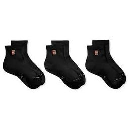 Sportsocken Nike "U NK ED ELVD ANK 3P TENNIS 144", Damen, Gr. S (34/37), multi, color2, Obermaterial: 69% Baumwolle, 29% Polyester, 2% Elasthan, Socken Sportsocken, f&uuml;r sportliche Aktivit&auml;ten, sportlicher Stil, vielseitig einsetzbar