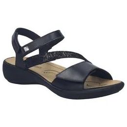 Sandale Josef Seibel "Ibiza 02, schwarz", Damen, Gr. 39, schwarz, Obermaterial: 100% Rindsleder Leather cow., Schuhe Sandale