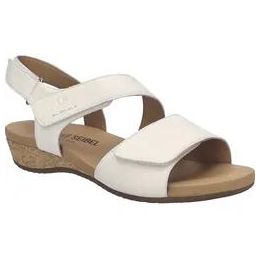 Sandale Josef Seibel "Fleur 01, weiss", Damen, Gr. 37, wei&szlig;, Obermaterial: 100% Rindsleder Leather cow., Schuhe Sandale