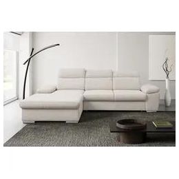 Ecksofa WERK2 "Palma modernes Schlafsofa mit Bettkasten, L-Form, B/T 282/185 cm", natur, B:282cm H:88cm T:185cm, Sofas, Ecksofa