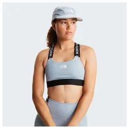 Sport-BH The North Face "W CAMBRENA BRA", Damen, Gr. XL, N-Gr, frost grau, Obermaterial: 77% Polyester, 23% Elasthan, BHs Sport-BH, f&uuml;r Fitness und Outdoor-Training, mit schwei&szlig;ableitendem FlashDryTM