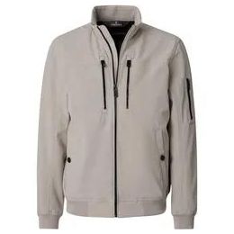 Blouson Casamoda "Casamoda Softshell Blouson uni", Herren, Gr. XL, beige, 92% Polyester, 8% Elasthan, Jacken Blouson