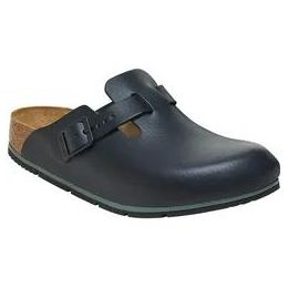Clog Birkenstock "Boston Pro", Damen, Gr. 39, schwarz, Obermaterial: 50% Rindsleder Leather cow. 50% Lammleder LEL., Schuhe Clog
