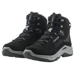 Wanderschuh Lowa "VENTIERRA GTX MID", Herren, Gr. 46, schwarz, grau, Leder, Textil, Schuhe Wanderschuh, wasserdicht, winddicht,atmungsaktiv dank GORE-TEX Membrane