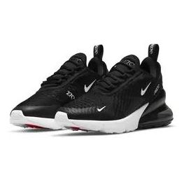 Sneaker Nike SPORTSWEAR "AIR MAX 270 (GS)", M&auml;dchen, Gr. 35,5, schwarz, wei&szlig;, anthrazit, Synthetik, Textil, Schuhe Sneaker, F&uuml;r Kinder & Jugendliche