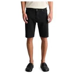 Marc O'Polo Shorts MARC O'POLO DENIM "aus Bio-Baumwoll-Mix", Herren, Gr. 32, Normalgr&ouml;&szlig;en, schwarz, Obermaterial: 99% Baumwolle, 1% Elasthan, unifarben, normal, Hosen Shorts