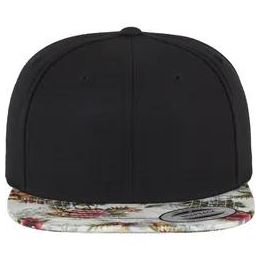 Snapback Cap Flexfit "Flexfit Unisex Floral Snapback", Herren, Gr. onesize, mint, 80% Polyacryl, 20% Wolle, Caps