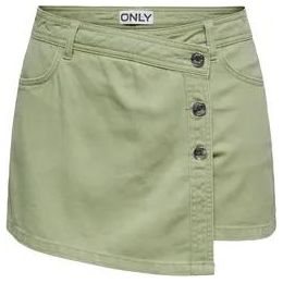 Hosenrock Only "ONLLESLY REG COL SKORT PNT", Damen, Gr. XL, tea, Obermaterial: 100% Baumwolle, unifarben, mini, R&ouml;cke, Baumwolle, Regular Waist