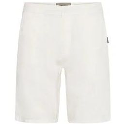Leinenhose Blend "Leinenhose BHMLikat", Herren, Gr. L, N-Gr, wei&szlig; (snow wei&szlig;), Obermaterial: 55% Leinen LI. 45% Viskose CV., Hosen