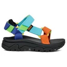 Sandale Teva "HURRICANE XLT JR KIDS", M&auml;dchen, Gr. 22, neon multi, Textil, Schuhe Sandale, sportlicher Stil, rutschfeste Laufsohle, schnell trocknend