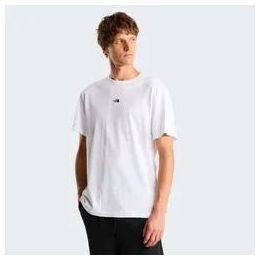 T-Shirt The North Face "M ESSENTIAL CENTER LOGO RELAXED SHORT SLEEVE TEE", Damen, Gr. XXL, tnf wei&szlig;, Obermaterial: 100% Baumwolle, normal, Rundhals, Shirts T-Shirt, lockere Passform, Kurzarm, f&uuml;r Sportmode und Outdoormode