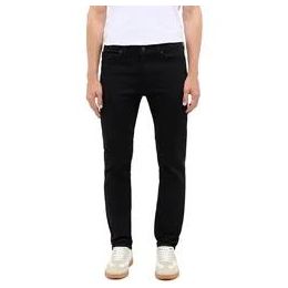 Slim-fit-Jeans Mustang "Herren Style Vegas Slim", Damen, Gr. 33, L&auml;nge 36, schwarz (906 schwarz), Denim/Jeans, 92% Baumwolle, 6% Elastomultiester, 2% Elasthan, unifarben, slim fit, Jeans Slim-fit-Jeans