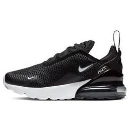 Sneaker Nike SPORTSWEAR "AIR MAX 270 (PS)", M&auml;dchen, Gr. 32, schwarz, wei&szlig;, anthrazit, Synthetik, Textil, Schuhe Sneaker, Design auf den Spuren des Air Max 180 und Air Max 93, f&uuml;r Kinder