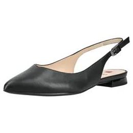 H&ouml;gl Ballerina H&Ouml;GL "H&ouml;gl Ballerinas Leder", Damen, Gr. 37,5, schwarz, Leder, Schuhe Ballerina