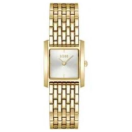 Quarzuhr BOSS "LUCY SCALA", goldfarben, Armbanduhren, Damen, Quarzuhr, Armbanduhr, Damenuhr, Edelstahlarmband, analog