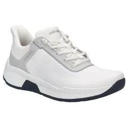 Sneaker Josef Seibel "Mitchell 15, weiss-grau", Herren, Gr. 46, wei&szlig; (wei&szlig;, grau), Obermaterial: 100% Textilmaterial TEXMAT., Schuhe Sneaker