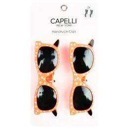 Handtuchklemme Capelli New York, Damen, orange, Kunststoff, Handtuchhalter