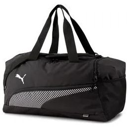 Sporttasche Puma "FUNDAMENTALS SPORTS BAG S", Gr. B/H/T: 45cm x 23cm x 26cm, schwarz (Puma schwarz), Netz, Obermaterial: 100% Polyester, unifarben, Taschen Sporttasche, sportlicher Stil, mit gepolsterten Tr&auml;gern