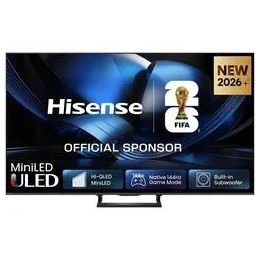 HISENSE QLED-Fernseher "55U7DSE", Energieeffizienz: E (A-G), schwarz, dunkelgrau, 55 &prime;&prime;, Fernseher