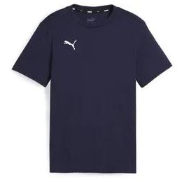 Trainingsshirt Puma "TEAMGOAL CASUALS TEE JR", Jungen, Gr. 164, Puma navy, Puma wei&szlig;, Jersey, Obermaterial: 100% Baumwolle, unifarben, regular fit normal, Rundhals, Shirts, f&uuml;r Jugendliche, Kurzarm, f&uuml;r sportliche Aktivit&auml;ten