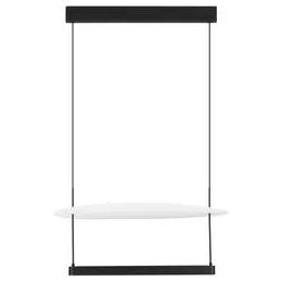 NOVA LUCE Pendelleuchte "DIONA", schwarz, wei&szlig;, 1, &Oslash; 60cm H: 160cm, 1 Stk., Leuchten, Pendelleuchte