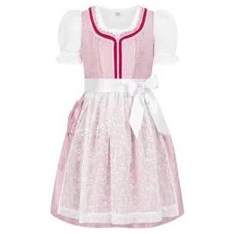N&uuml;bler Dirndl N&Uuml;BLER "Kinderdirndl Lina", M&auml;dchen, Gr. 140, EURO, rosa, Obermaterial: 100% Polyester PES., Kleider