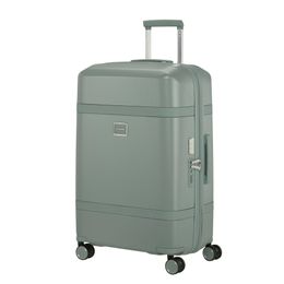 Hartschalen-Trolley Samsonite "IMAGE", Gr. B/H/T: 45cm x 69cm x 28cm 79 l, thyme, Polycarbonat, Koffer, mit Teleskopgriff und Soft-Touch-Tragegriff, mit Premium-Nassbeutel
