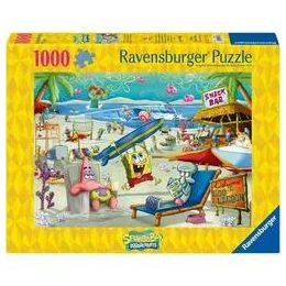 Puzzle Ravensburger "SpongeBob Schwammkopf: Beach Fun at the Goo Lagoon", bunt, Puzzles, KinderB:70cm H:50cm, Pappe, Motiv, Made in Germany, B:70cm H:50cm