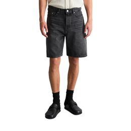 Marc O'Polo Shorts MARC O'POLO DENIM "aus Bio-Baumwolle", Herren, Gr. 30, Normalgr&ouml;&szlig;en, dunkelgrau, Obermaterial: 100% Baumwolle, unifarben, relaxed fit normal, Hosen Shorts