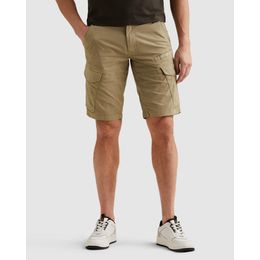 PME-Legend Cargobermudas PME LEGEND "NORDROP CARGO SHORTS STRETCH TWILL", Herren, Gr. 30, N-Gr, coriander, Web, Obermaterial: 98% Baumwolle, 2% Elasthan, unifarben, normal kniefrei, Hosen