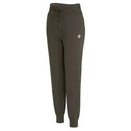 Leggings YEAZ "Leggings JUST BE", Damen, Gr. L, US, braun, Obermaterial: 87% Nylon NY. 13% Elasthan EL., Hosen Leggings