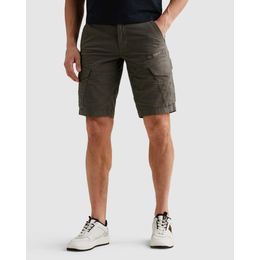 PME-Legend Cargobermudas PME LEGEND "NORDROP CARGO SHORTS STRETCH TWILL", Herren, Gr. 32, N-Gr, turbulence, Web, Obermaterial: 98% Baumwolle, 2% Elasthan, unifarben, normal kniefrei, Hosen