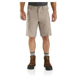 Arbeitsbundhose Carhartt "Cargo Short", Herren, Gr. 36, EURO, beige, Obermaterial: 95% Polyester PES. 5% Elasthan EL., Hosen