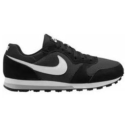 Sneaker Nike SPORTSWEAR "WMNS MD RUNNER 2", Herren, Gr. 40, schwarz, wei&szlig;, wolf grau, Leder, Textil, Schuhe Sneaker