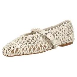 Riemchenballerina Dolce Vita "Dolce Vita Ballerinas Leder", Damen, Gr. 40, ivory, Leder, Schuhe Riemchenballerina
