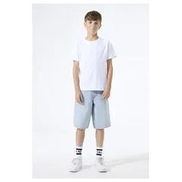 Jeansbermudas Garcia "Jayson Short", Jungen, Gr. 164, N-Gr, bleached, Denim/Jeans, Obermaterial: 100% Baumwolle, unifarben, normal knielang, Jeans, mit weitem Bein, for Boys