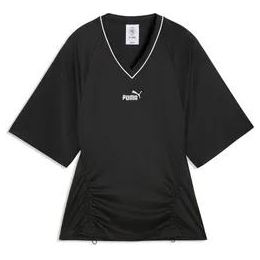 Trainingsshirt Puma "FUTURE.Puma.ARCHIVE Slim Fu&szlig;balltrikot Damen", Damen, Gr. XS, schwarz, Obermaterial: 100% Polyester, clean, slim fit, V-Ausschnitt, Shirts