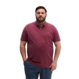 Marc O'Polo Poloshirt MARC O'POLO "aus Bio-Baumwolle", Herren, Gr. 3XL, acai rot, Obermaterial: 100% Baumwolle, unifarben, regular fit, Strickb&uuml;ndchen, Shirts