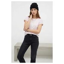 Rundhalsshirt Vila "VIDREAMERS NEW PURE T-SHIRT/SU-NOOS", Damen, Gr. XS, cherry blossom, Jersey, Obermaterial: 50% Baumwolle, 50% Polyester, unifarben, regular fit normal, Rundhals, Shirts Rundhalsshirt, Baumwollmischung, regular fit