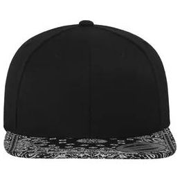 Flex Cap Flexfit "Flexfit Unisex Bandana Snapback", Gr. onesize, schwarz, paisley, 80% Polyacryl, 20% Wolle, Caps