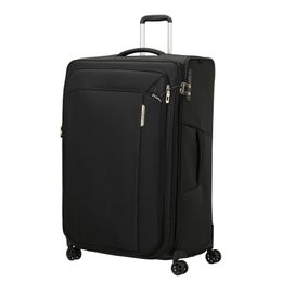 Weichgep&auml;ck-Trolley Samsonite "RESPARK exp, verschiedene Gr&ouml;&szlig;en und Farben", Gr. B/H/T: 56cm x 82cm x 31cm 156 l, ozone schwarz, Polyester, Polyurethan, unifarben, Koffer, voll gef&uuml;tterter Innenraum, mit Packgurten und Trennwand