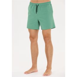 Badeshorts Virtus "Kansae", Herren, Gr. L, US-Gr&ouml;&szlig;en, limette, 100% Polyester, unifarben, Badehosen Badeshorts, mit elastischem Bund und Kordelzug