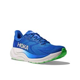 Laufschuh Hoka One One "M ARAHI 8", Herren, Gr. 42,5, cobalt blau, neon gr&uuml;n, Synthetik, Textil, Schuhe Laufschuh