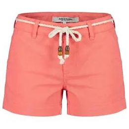 alife and kickin Shorts ALIFE & KICKIN "Damen ReinaAK A Shorts, kurze Hose", Damen, Gr. XL, Normalgr&ouml;&szlig;en, ocean coral, 95% Baumwolle, 5% Elasthan, Hosen Shorts, leichte Kurzhose aus Baumwoll-Materialmix mit Regular Fit
